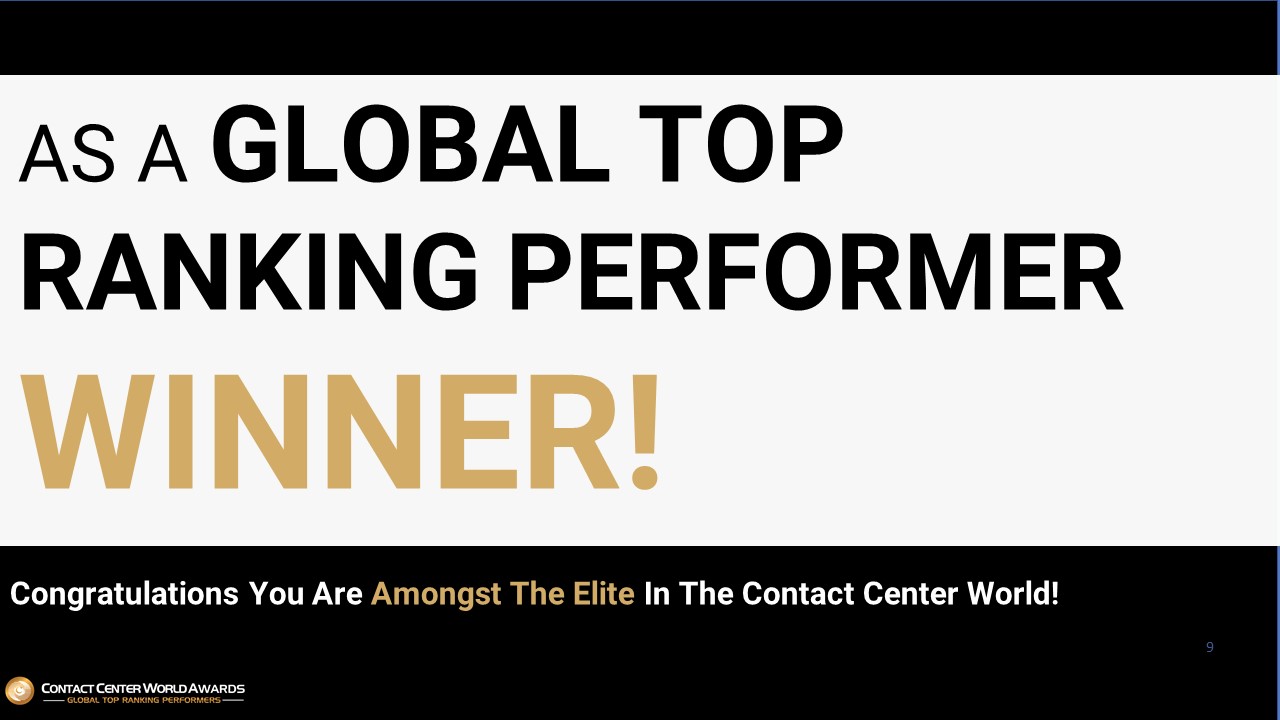 Contact Center World Awards