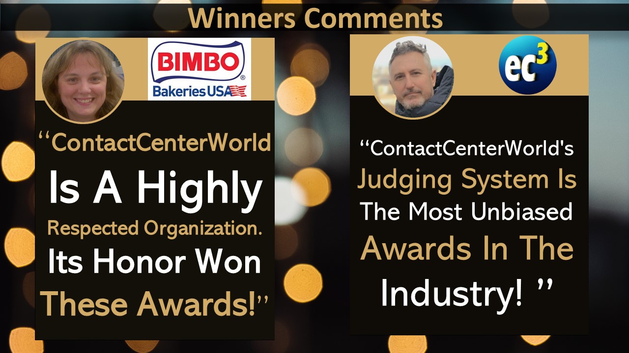 Contact Center World Awards