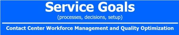 Article : Factors to Determine the Quantitative Service Objectives.